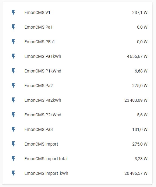 Integra o Emoncms Na Energia Configura o CPHA pt